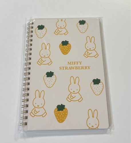 New Miffy A5 Ring Notebook Yellow Yellow Strawberry Miffy Direct from ...
