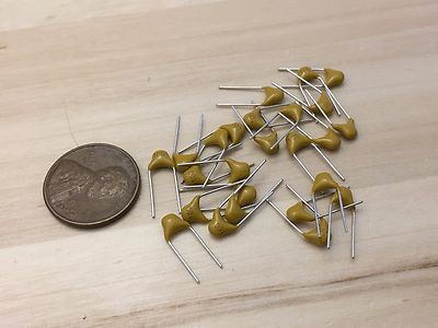 25 Pieces Multilayer ceramic capacitor 100 50V 10pF 100J P=5.08mm C34 ...