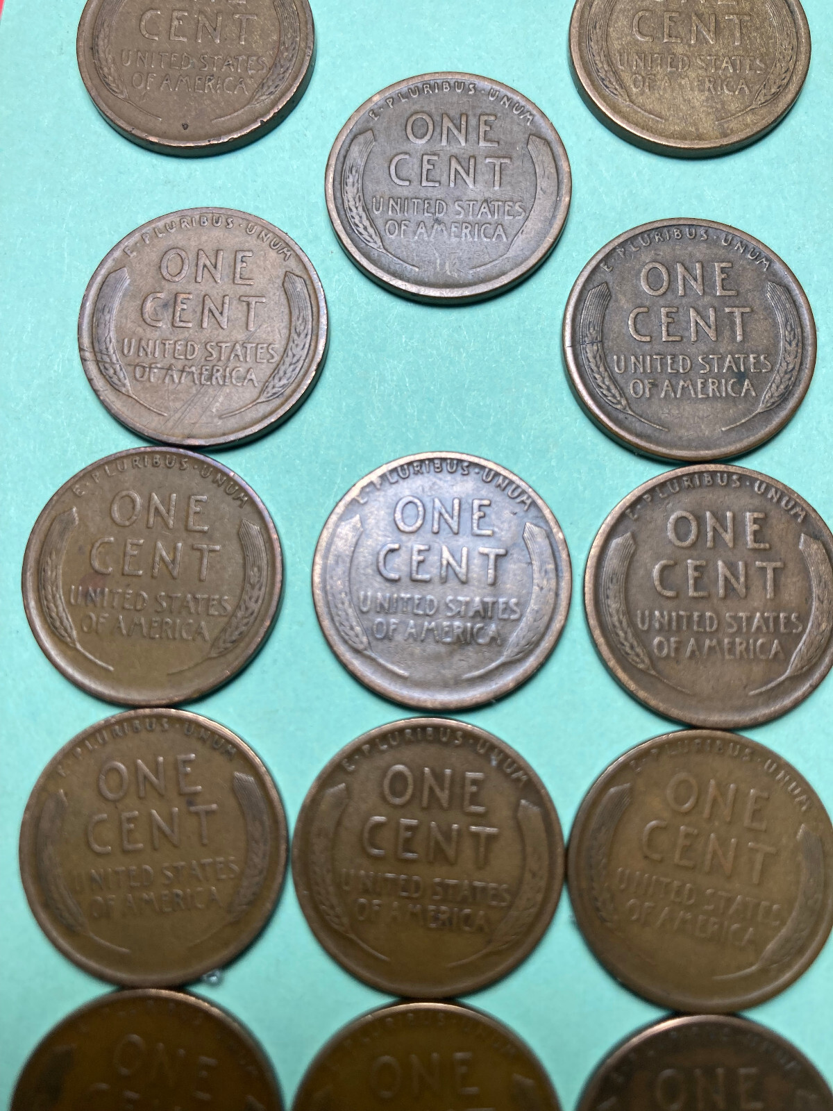 1920PDS-1929PDS 26 LINCOLN WHEAT CENTS, complete 20's set, except for ...