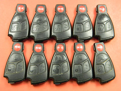 LOT OF 10 Mercedes Benz Infra Red BLACK Key Keyless Fob OEM IYZ3312 IYZ ...