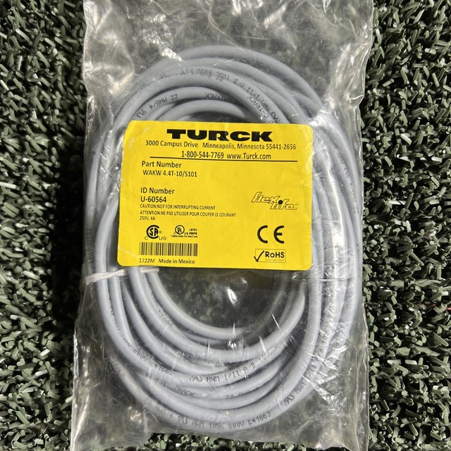 TURCK RK4.4T-10/S101 - U99-11574 CORD SET 5 PIN Bag for sale online | eBay