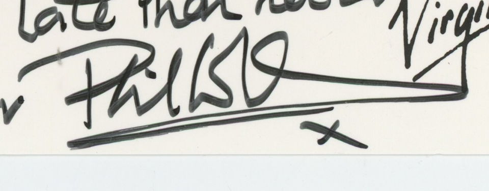 Phil Collins Genesis Autographed Signed Original 8x10 Photo AMCo COA ...