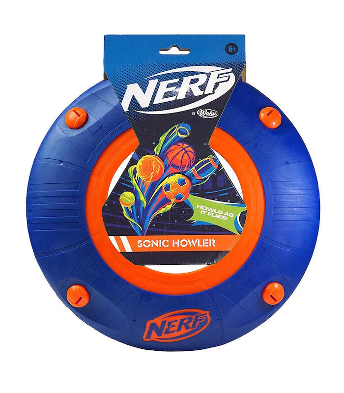 Nerf Sonic Howler Frisbee Assorted Colours Single 920176 8720077201767 ...