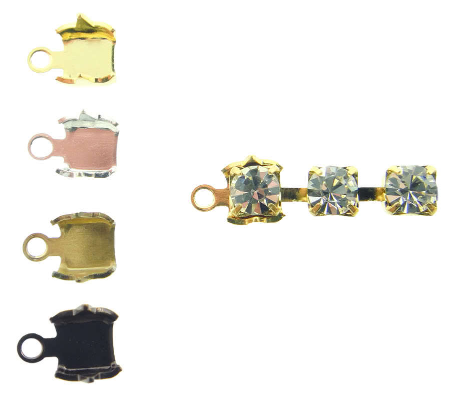 Round Crimp Ends Fits 2.5mm Chain 50 Pieces - Choose Finish | eBay