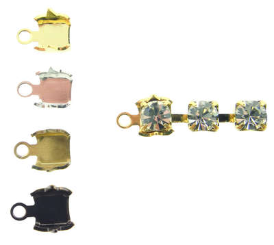 Round Crimp Ends Fits 2.5mm Chain 50 Pieces - Choose Finish | eBay