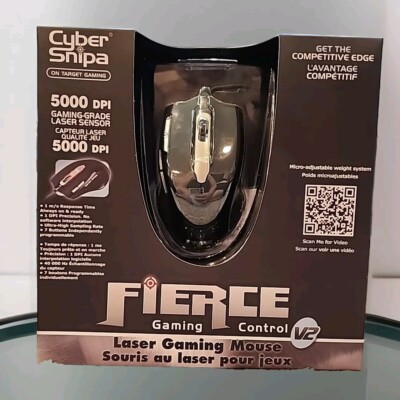 Gaming Mouse By Cyber Snipa Fierce Control V2 Laser 5000 DPI On Target ...