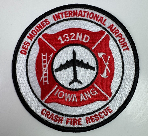 Des Moines Airport Iowa ANG Crash Fire Rescue 132nd Air National Guard ...