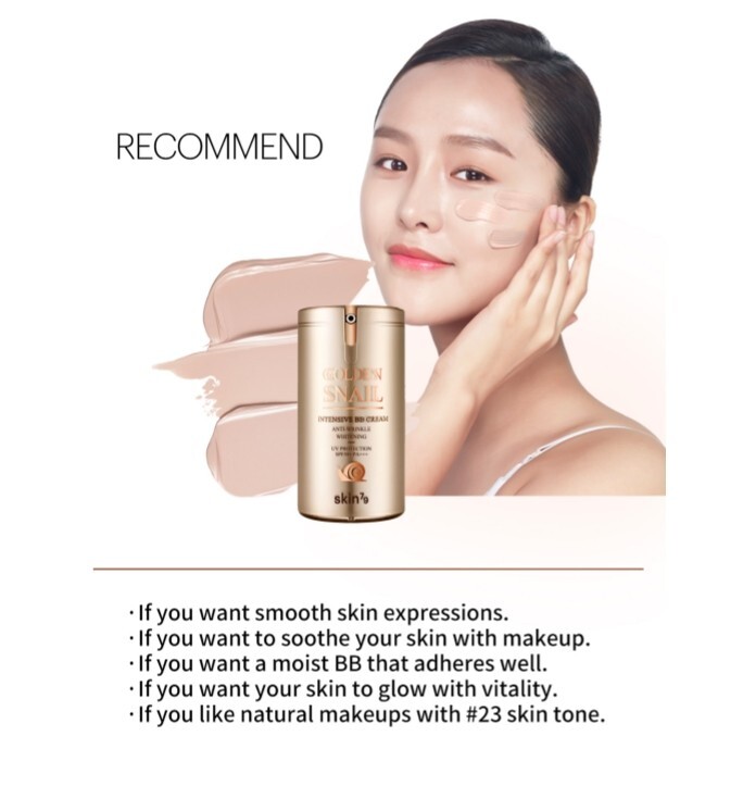 SKIN79 Super Plus Golden Snail Intensive BB Cream 45g Foundation Korean ...