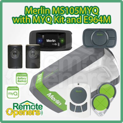 Merlin Commander Elite MS105MYQ Sectional Door Opener with MYQ KIT and ...