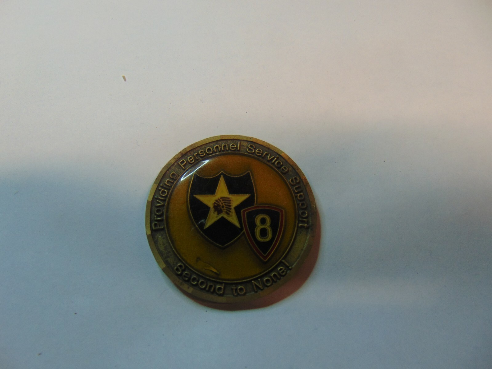 CHALLENGE COIN 509TH PERSONNEL SERVICE BN 2ND INFANTRY DIVISION KOREA ...