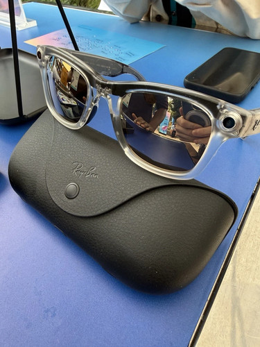 LIMITED EDITION- Meta Rayban Gen 2 Transparent Brown Mirror Gold ...