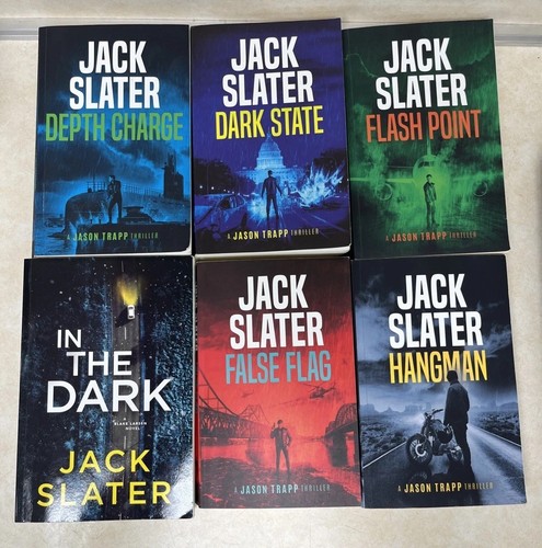 Lot Of 6 Jack Slater Books Jason Trapp Thrillers Softcover Great Beach ...
