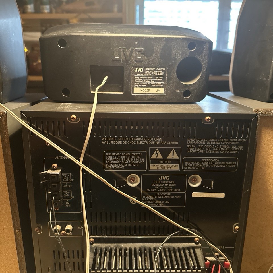 JVC MX-D602T Hi-Fi Compact Component System& Speakers - Tested Working ...