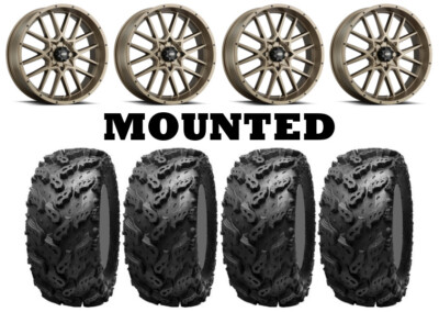 Kit 4 Interco Reptile Tires 30x10-14 on ITP Hurricane Bronze Wheels ...