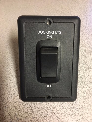 NEW RV CAMPER TRAILER DOCKING LIGHT ON/OFF SWITCH BLACK MOTORHOME | eBay
