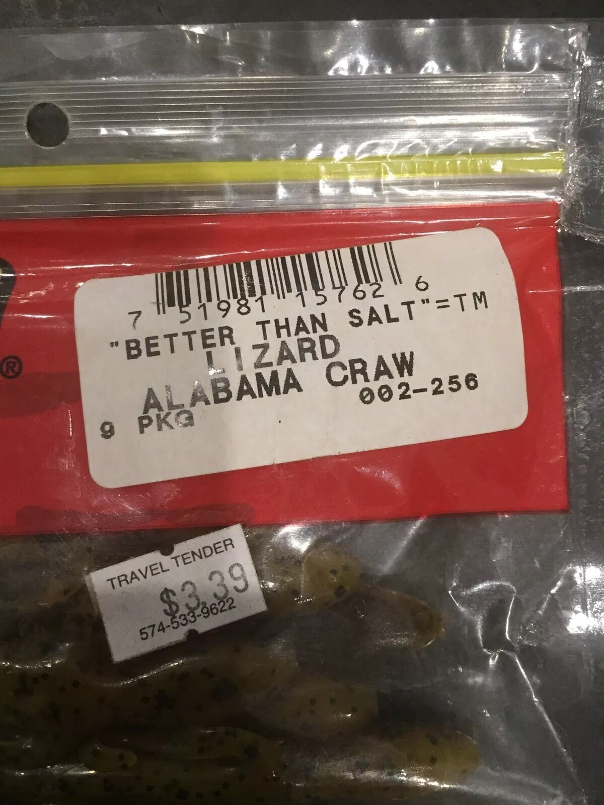 Zoom Super Salt Plus 6" Lizard Alabama Craw | eBay