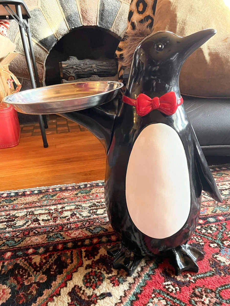 Penguin Butler Statue