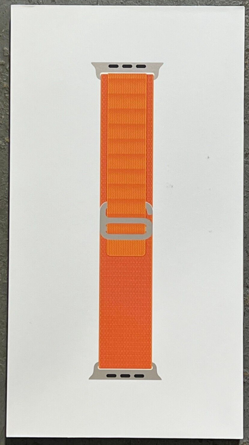 Apple Alpine Loop Band for Watch Ultra - Orange, Medium (49mm) for sale ...