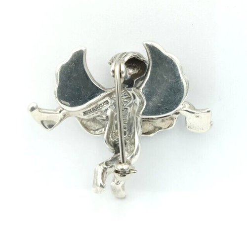 Vintage Judith Jack JJ Sterling Silver Marcasite Baby Cherub Angel ...