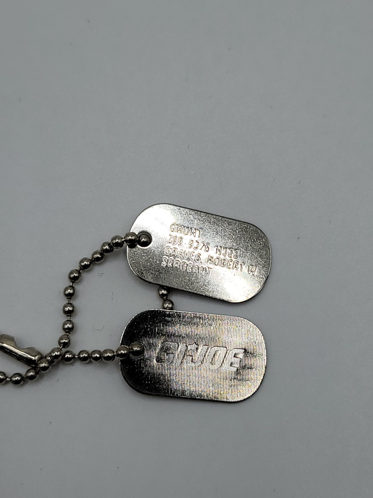 GI JOE Dog Tags ACCESSORY FOR 12" ACTION FIGURE 1/6 SCALE 1:6 | eBay