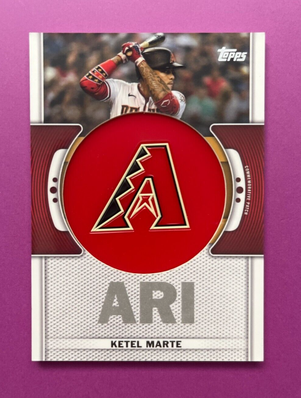 2023 TOPPS SERIES 1 KETEL MARTE TEAM LOGO PATCH RELIC TLP-KM DIAMONDBACKS | eBay UK