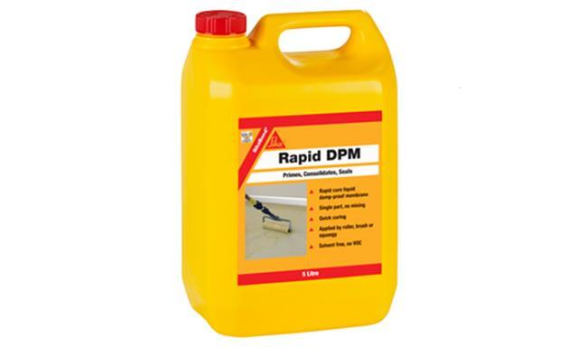 Sika Rapid Liquid DPM 5Ltr Bottle (Damp Proof Membrane) - 20m² Coverage ...