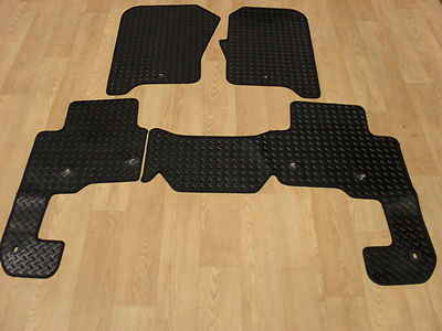Car Mats for Land Rover Discovery 4 2013-17 Tailored RUBBER Car Mat Set ...
