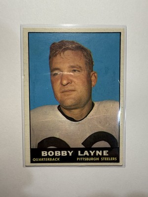 1961 Topps Football Card #104 Bobby Layne-Pittsburgh Steelers | eBay