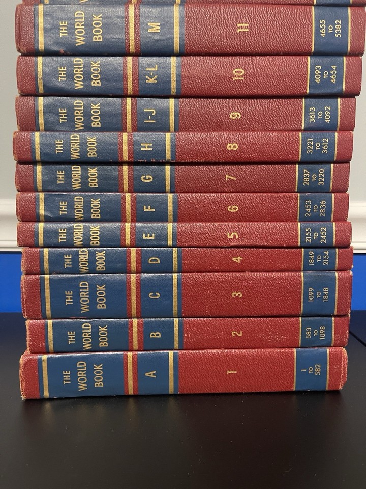 The World Book Encyclopedia 1958 Full Set 1-19 | eBay