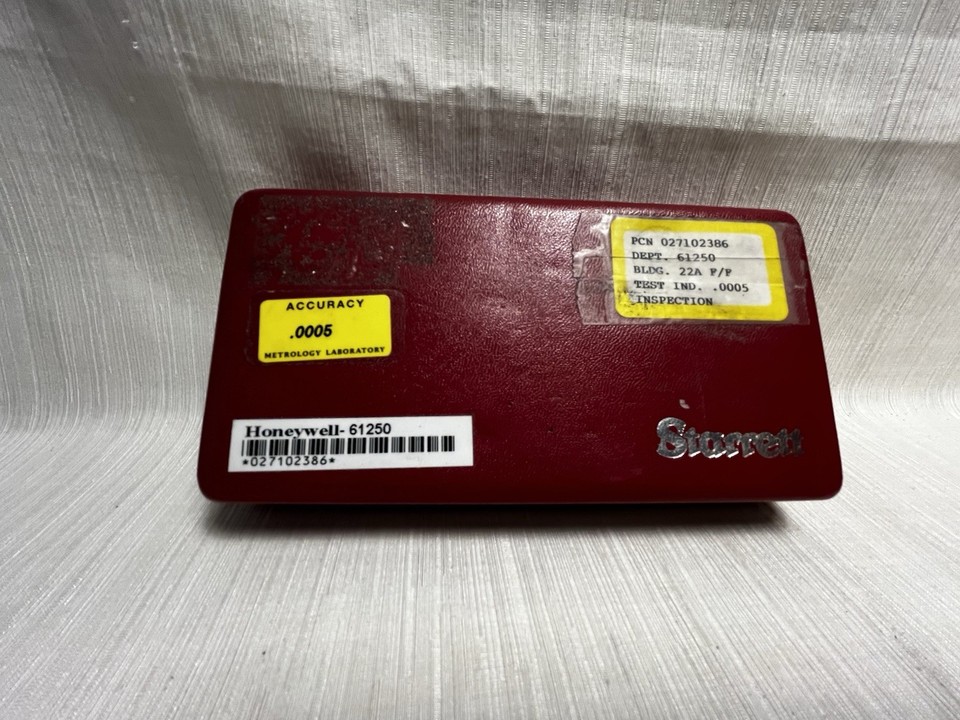 Starrett 711 Dial Test Indicator Last Word | eBay