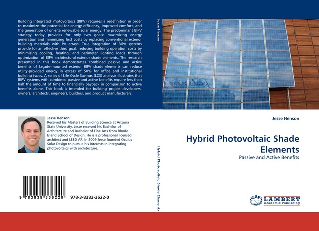 Hybrid Photovoltaic Shade Elements von Jesse Henson (2010, Taschenbuch ...