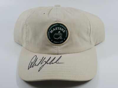 PHIL MICKELSON MASTERS SIGNED BALL CAP HAT GUARANTEED AUTOGRAPH ...