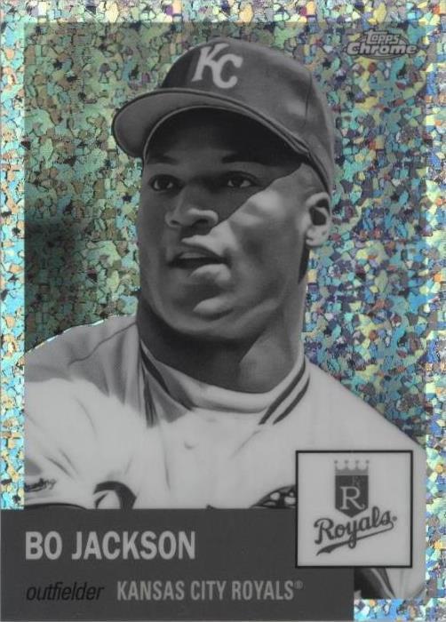 2022 Topps Chrome Platinum Anniversary - Bo Jackson #290 Black & White ...