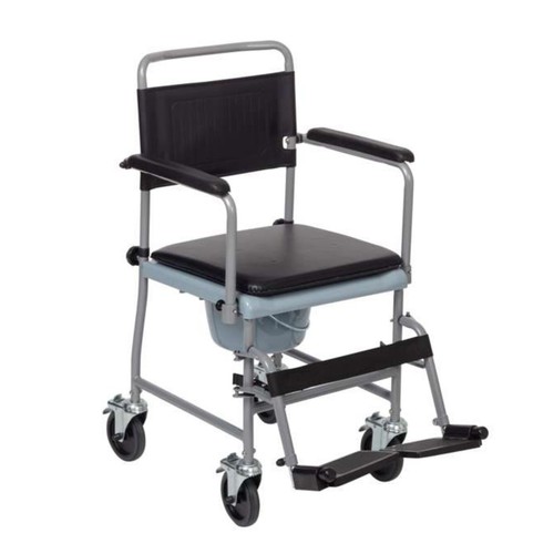 Drive Mobile wheeled glideabout toilet commode chair wheelchair with ...