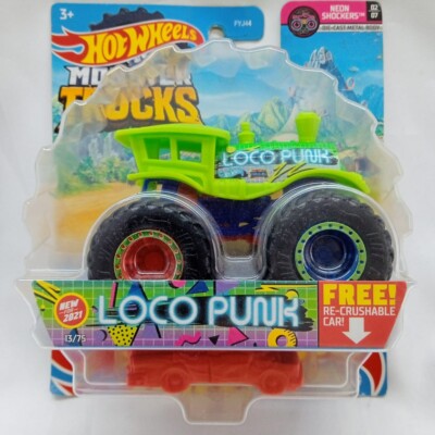 NEW Hotwheels Monster Truck Loco Punk Neon Shockers 02/07 | eBay
