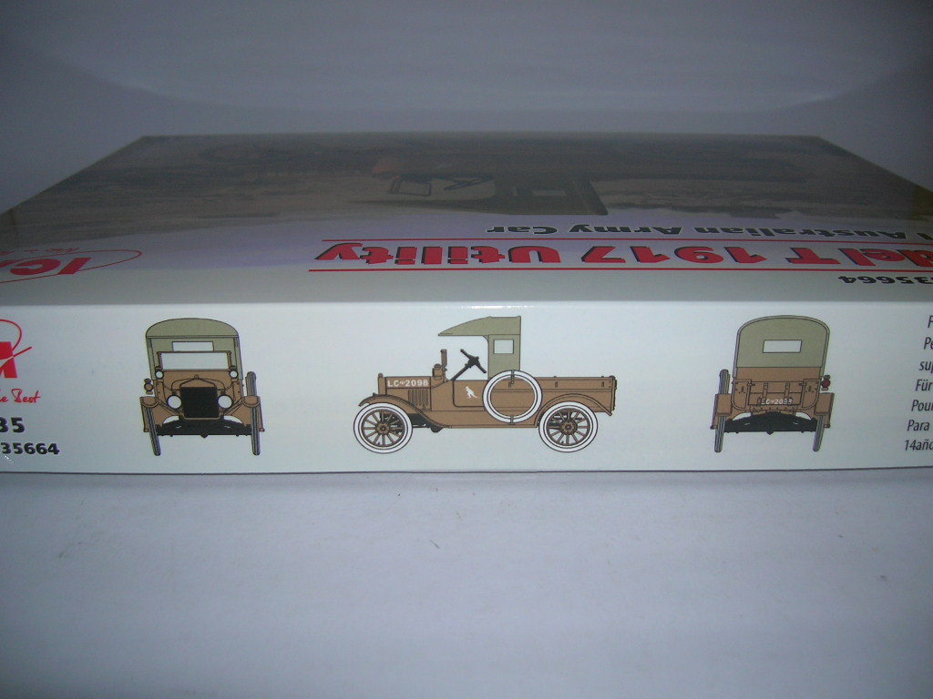 ICM Ford Model T 1917 Utility Car WWI Australien Army Car 1:35 Bausatz ...