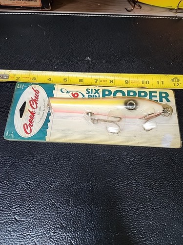 Creek Chub 6 Pin Popper Lure | eBay