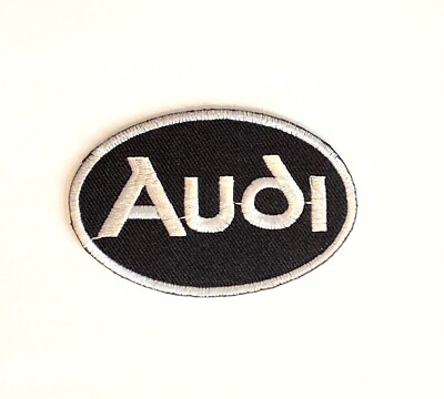 Embroidered Patch - Audi - NEW - Iron-on/Sew-on | eBay