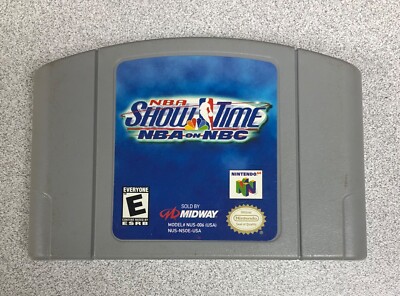 NBA Showtime: NBA on NBC Basketball (N64 Nintendo 64, 1999) - Cartridge ...