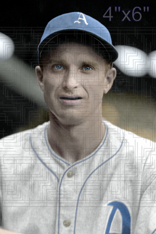 Gene Handley - 1946 Philadelphia Athletics - choose a style - colorized ...