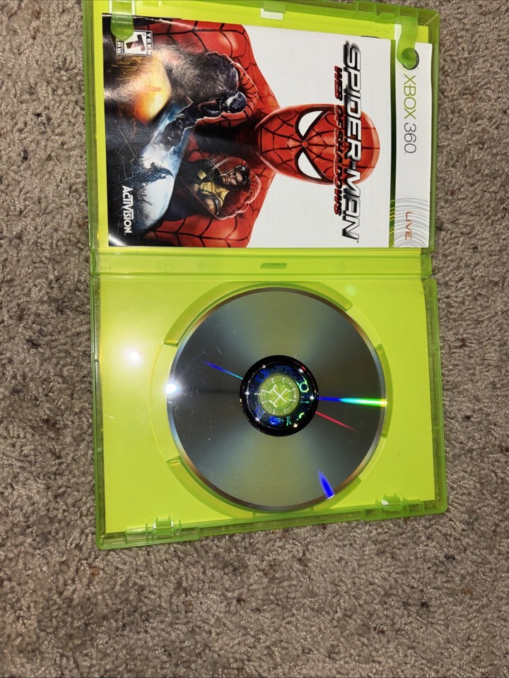 All 8 Xbox Spider-Man Games Tested Working 6/8 Cib Plus Negative Zone ...