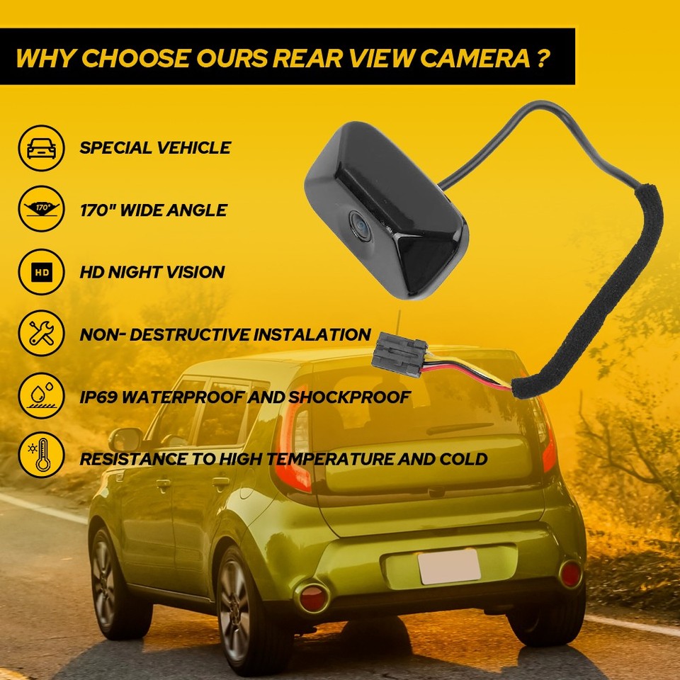 For Kia SOUL 2010-2013 Car Rear View Camera Reverse Parking Assist ...