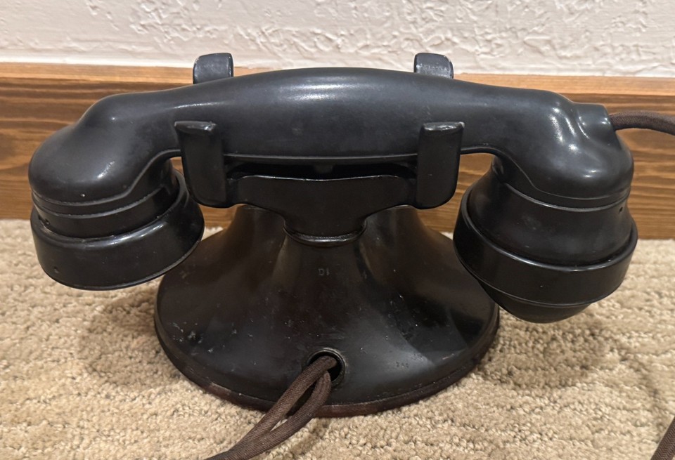 RARE VINTAGE Antique Western Electric Model E1 Handset Telephone (1929 ...