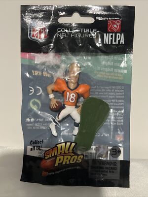 Series 1 NFL Small Pros Collectible NFL Figure Peyton Manning Orange ...