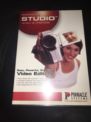 Pinnacle Studio Version 9 UPGRADE Software 2 Discs Video Editing Sys ...