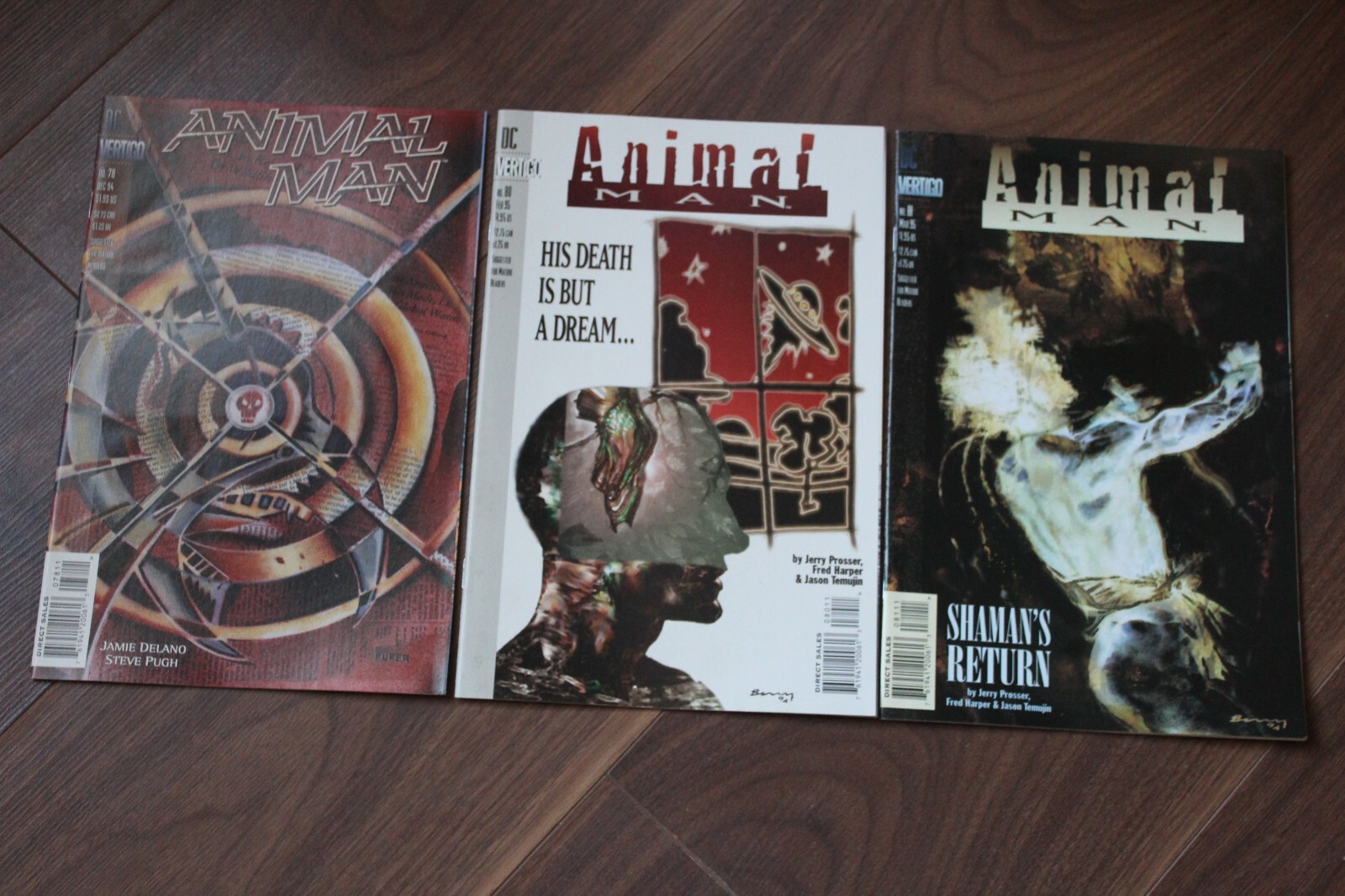 DC Vertigo Animal Man 78 80 81 - 3 Comic Run Set Lot Rare NM 1994 ...