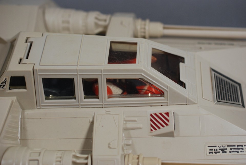 VINTAGE Star Wars COMPLETE HOTH SNOWSPEEDER + FIGURE KENNER WORKS! snow ...