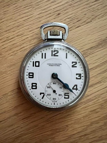 Chronometer Newcome Vintage Pocket Watch Manual 15 Jewels Open Face Small Second | eBay