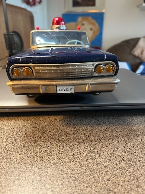 VINTAGE TIN BATTERY SPESCO 007 SECRET AGENT CAR 14.5'' | eBay