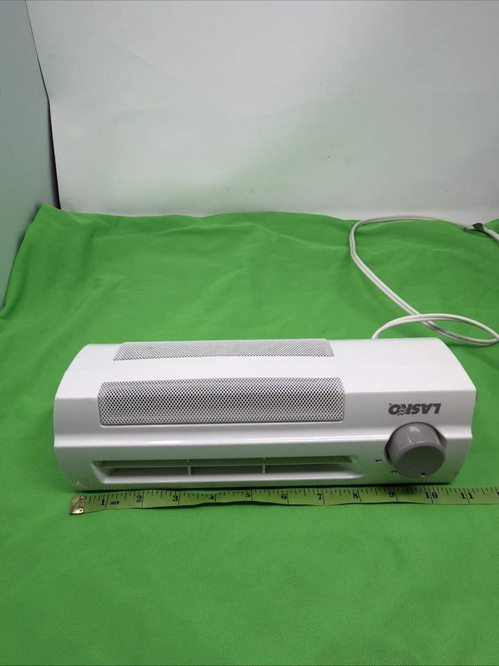 Lasko Portable 2-Speed White Ultra Slim Desk Office Fan Model 4006 | eBay